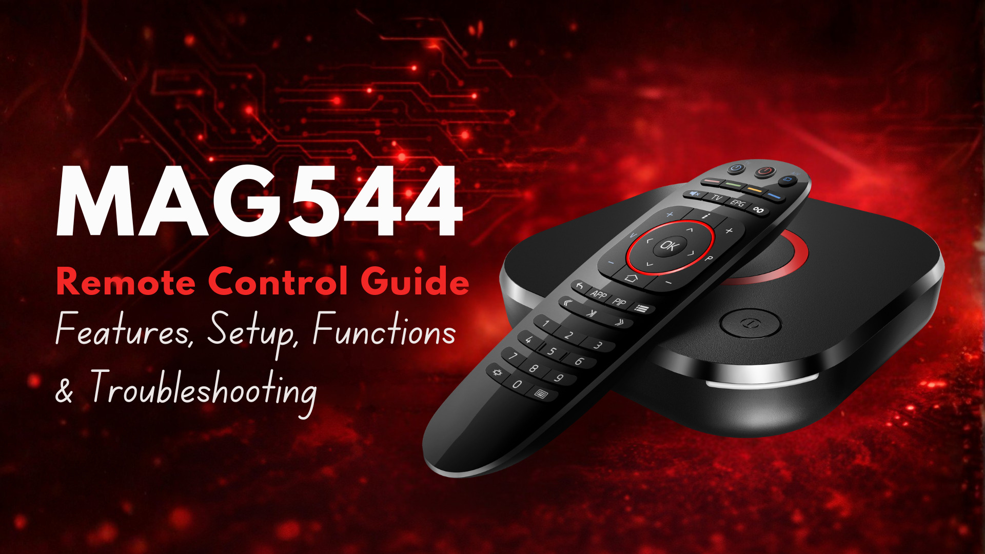 MAG544w3 Remote Control Guide 2026: Features, Setup, Functions ...